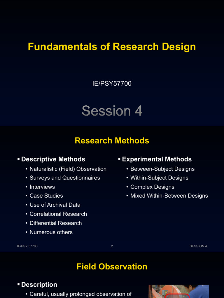 04 Fundamentals of Research Design PDF | PDF