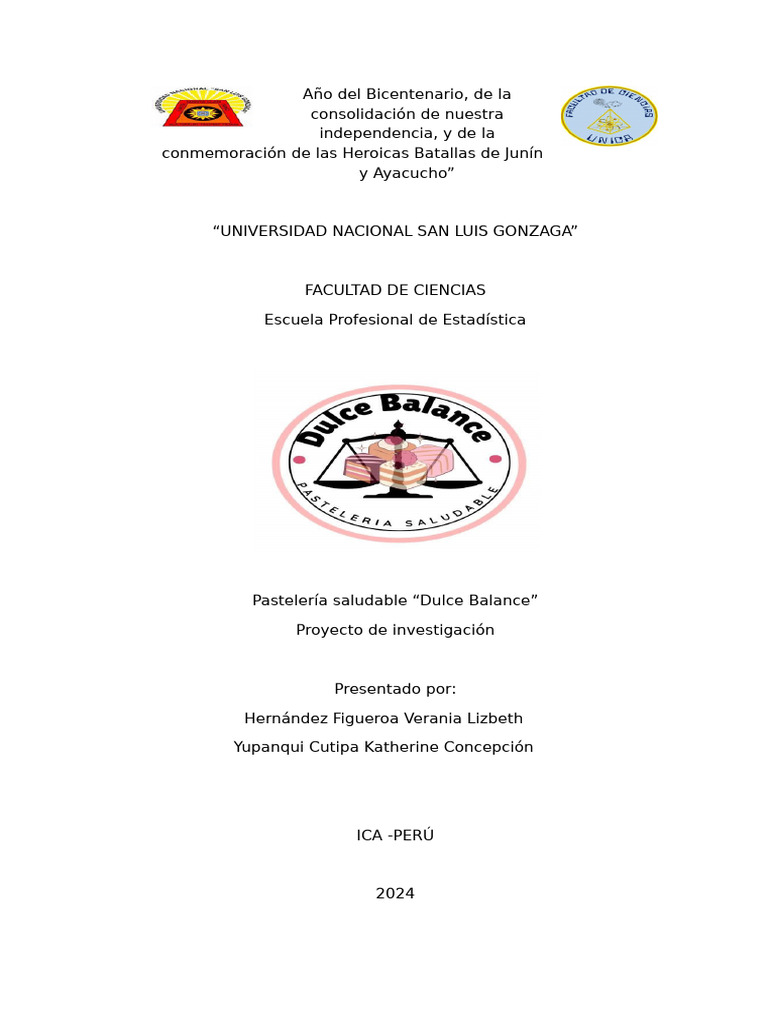 Dulce Balance Avance | PDF