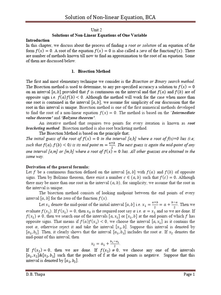 Non Linear With Code | PDF