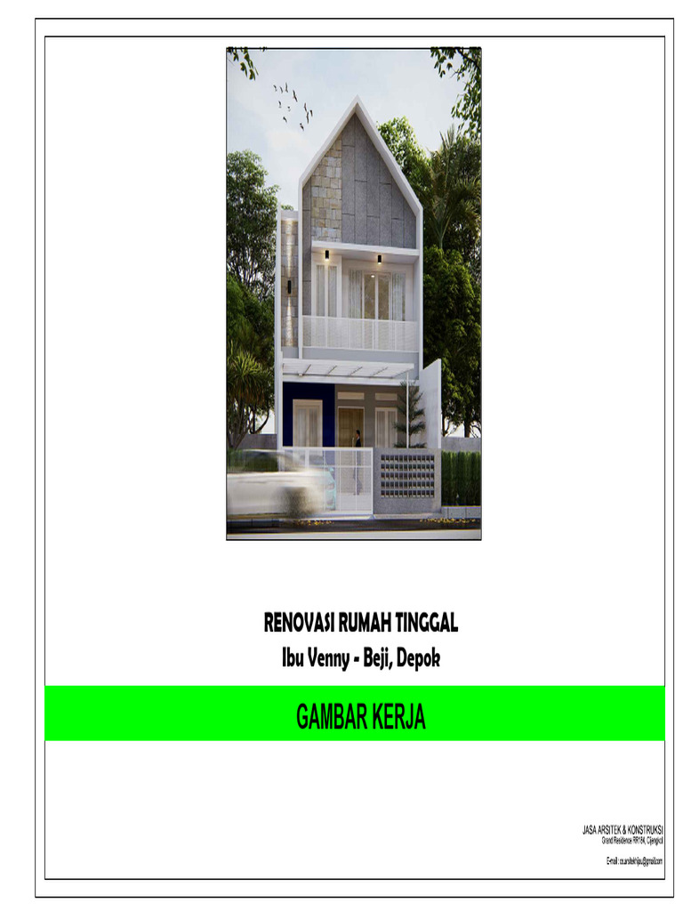 Gambar Kerja Ibu Venny | PDF