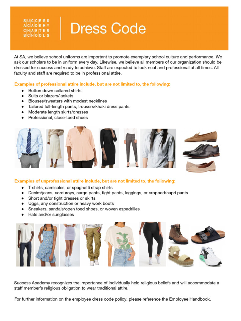 SA Dress Code | PDF