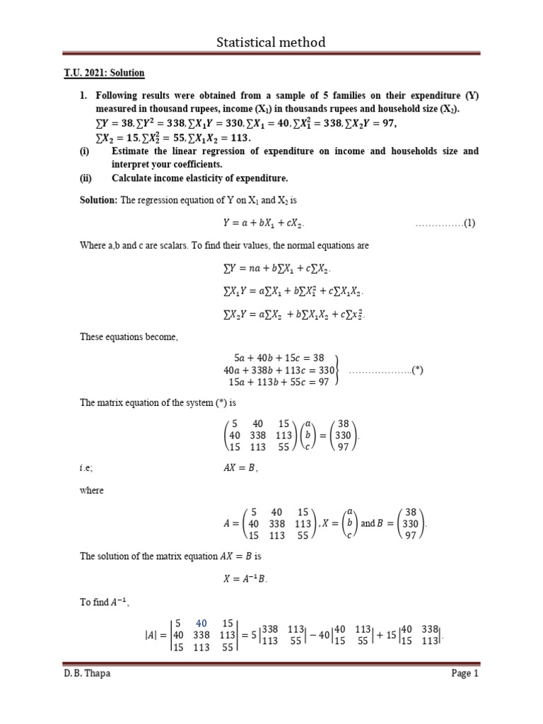 2021 Sol Math Tu | PDF