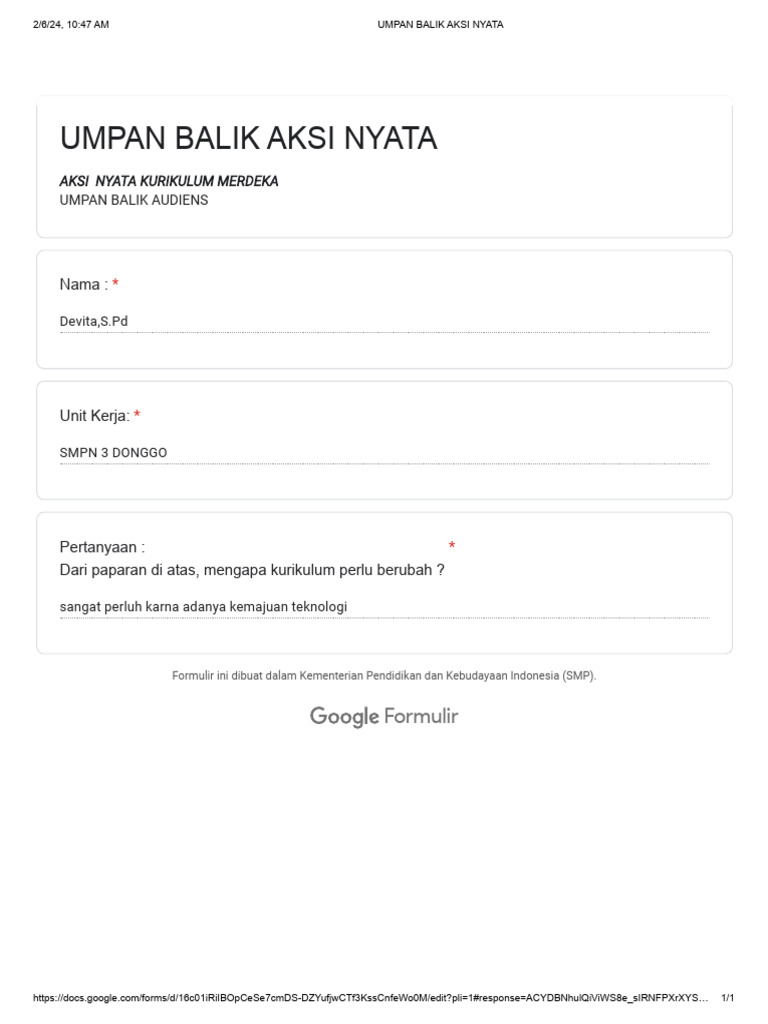 Umpan Devita | PDF