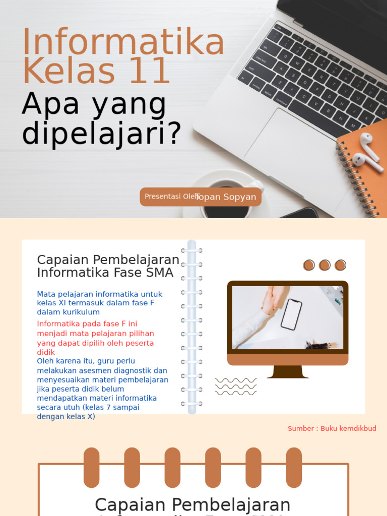 Informatika Kelas XI Belajar Apa | PDF