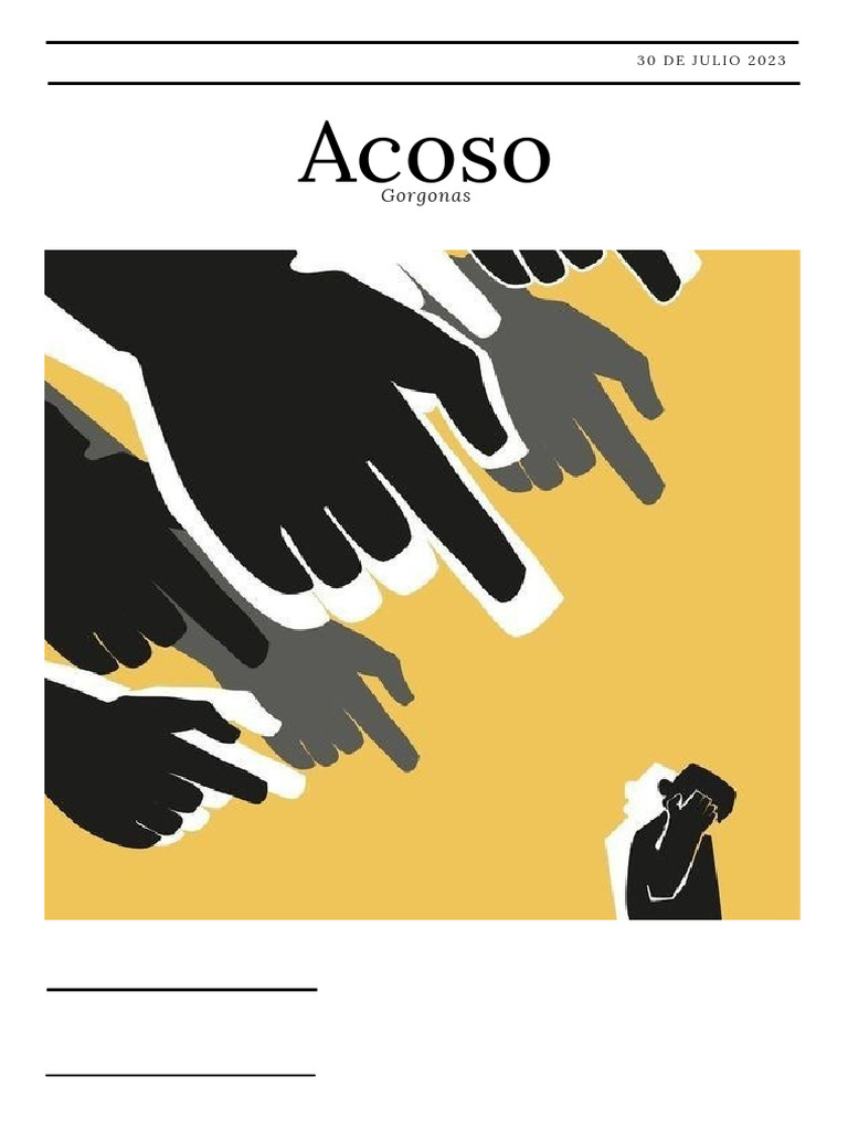 Cómo Enfrentar el Acoso | PDF | Acoso cibernético | Relaciones ...