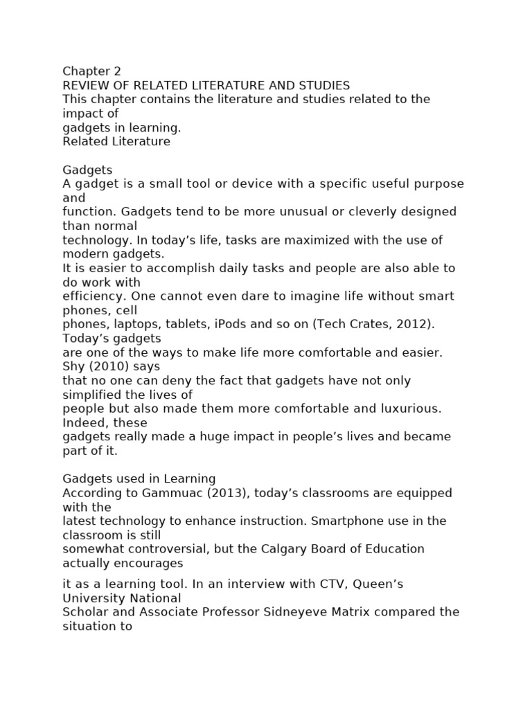Chapter 2 Gadgets | PDF
