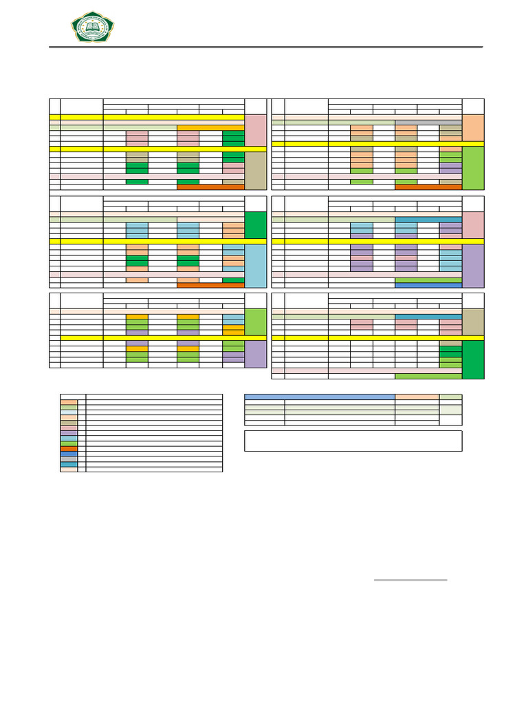 Jadwal Pelajaran IKM 2024 2025 | PDF