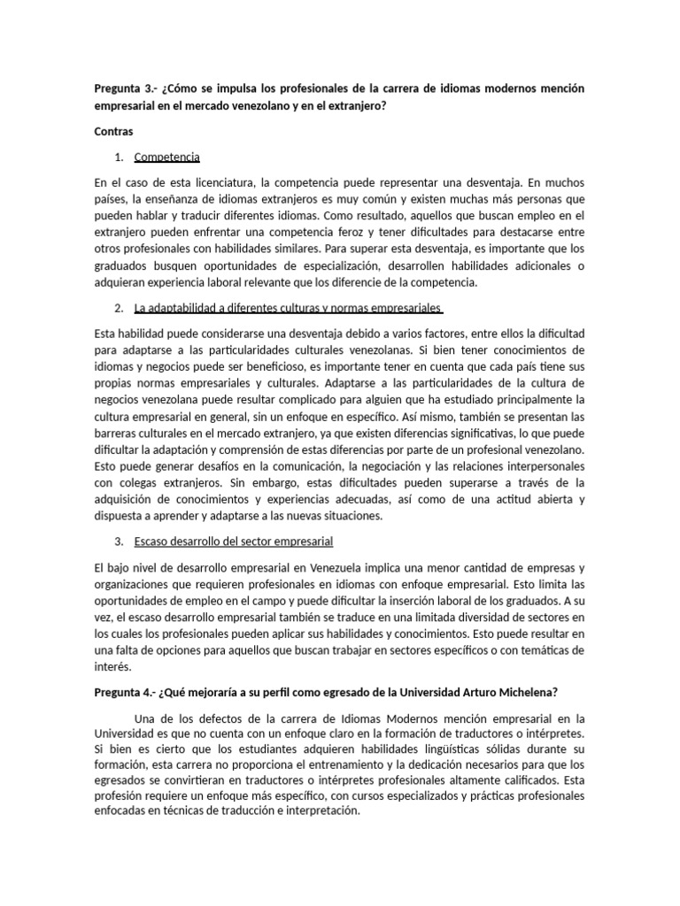 Contras, Preg 4 | PDF