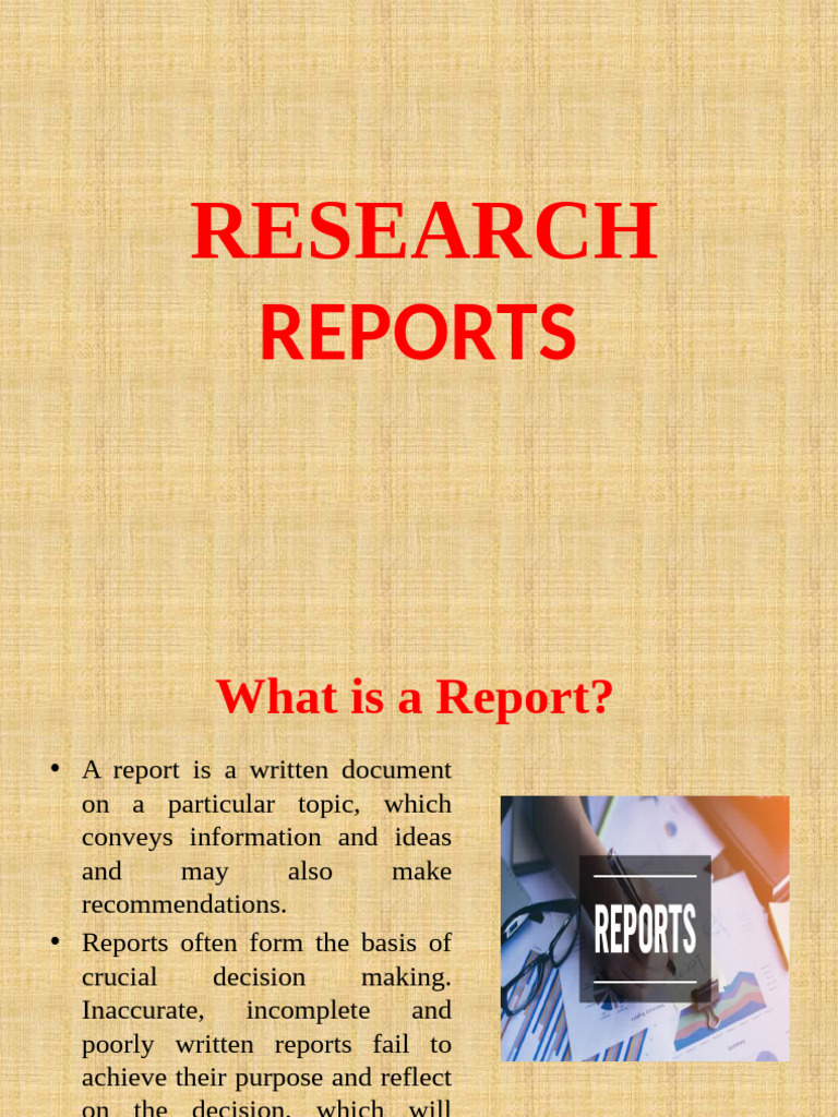 Business Reserach Report | PDF | Information | Data