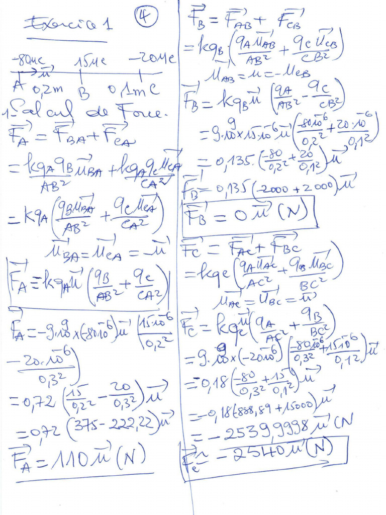 CORRECTION DEVOIR lignePHY104-EXO 1-4 | PDF