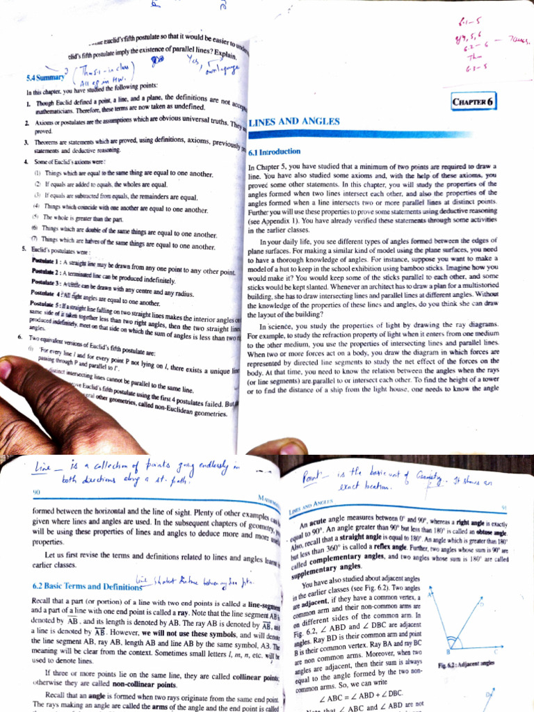 IX - Lines A Important Notes | PDF