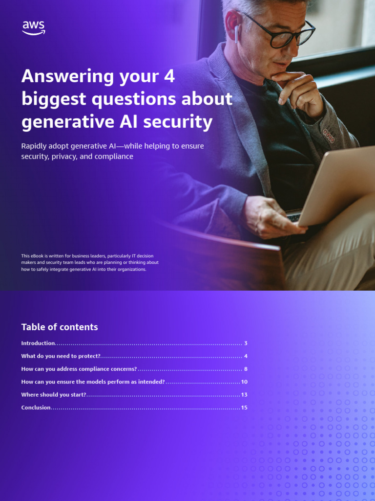 Answering Your 4 Biggest Questions About Generative Ai Security | PDF