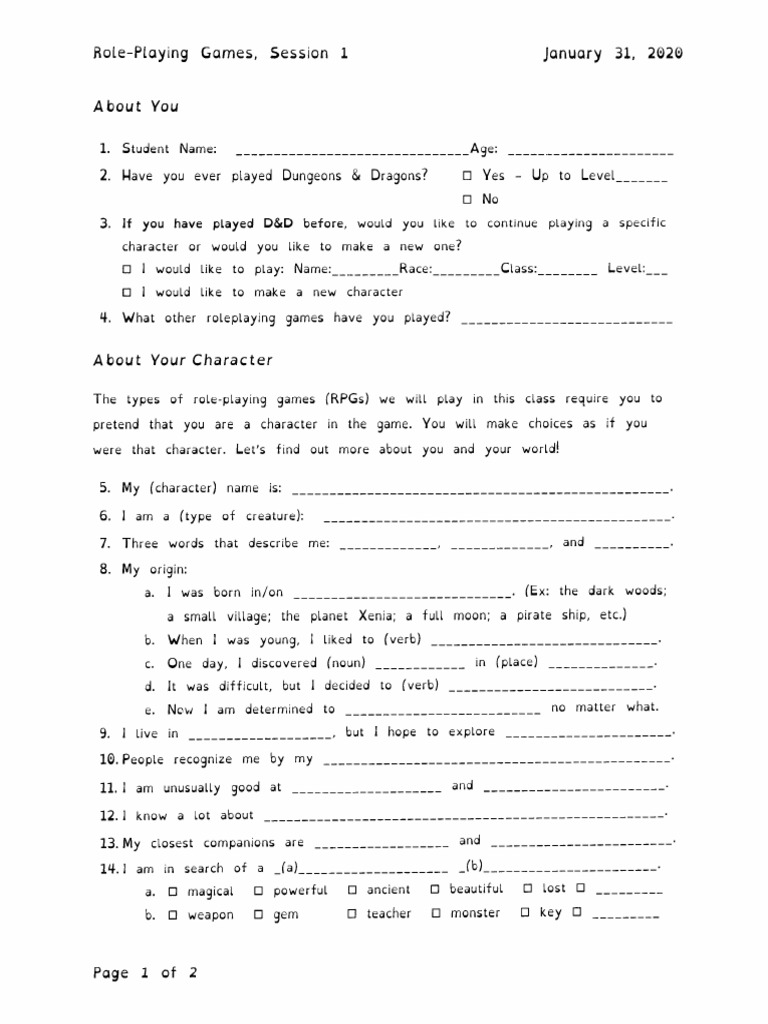 2285533-Questionnaire_for_Kids | PDF