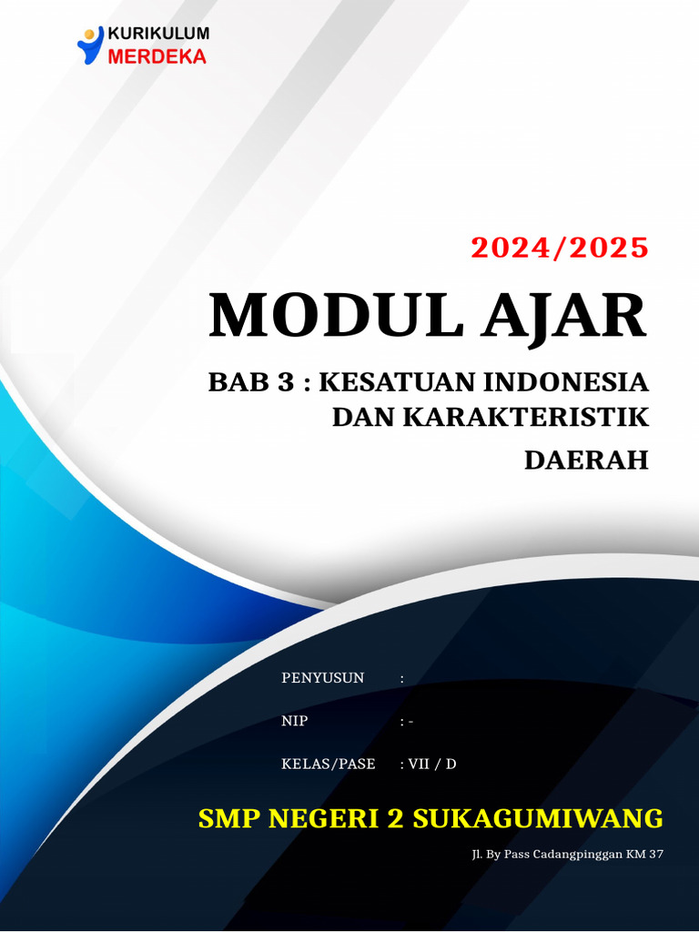 Modul Ajar PPKN Bab III - Sem 1 | PDF