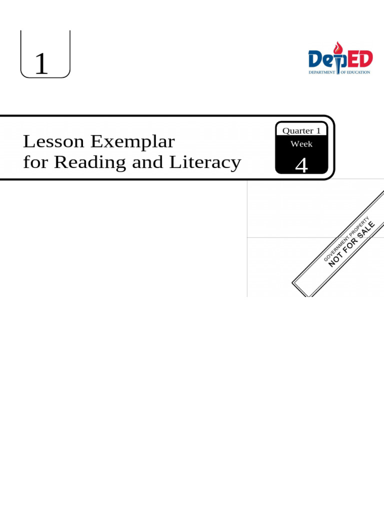 LE - G1 - Q1 - Week 4 - Read and Lit - D4 | PDF
