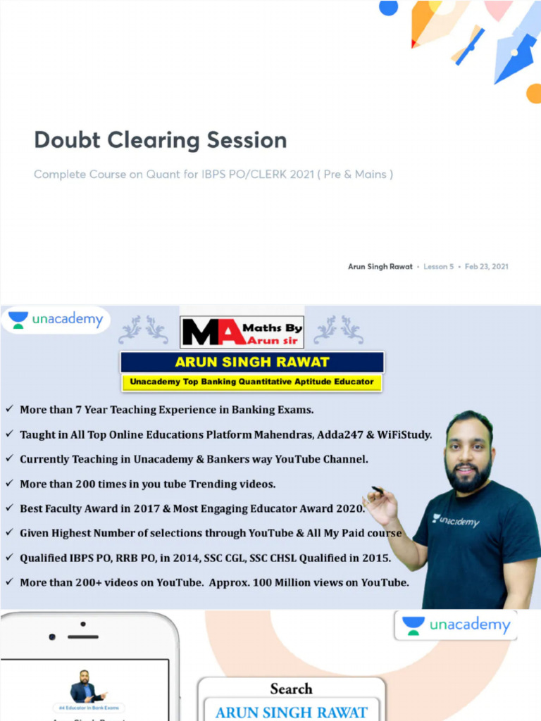 Doubt Clearing Session With Anno | PDF