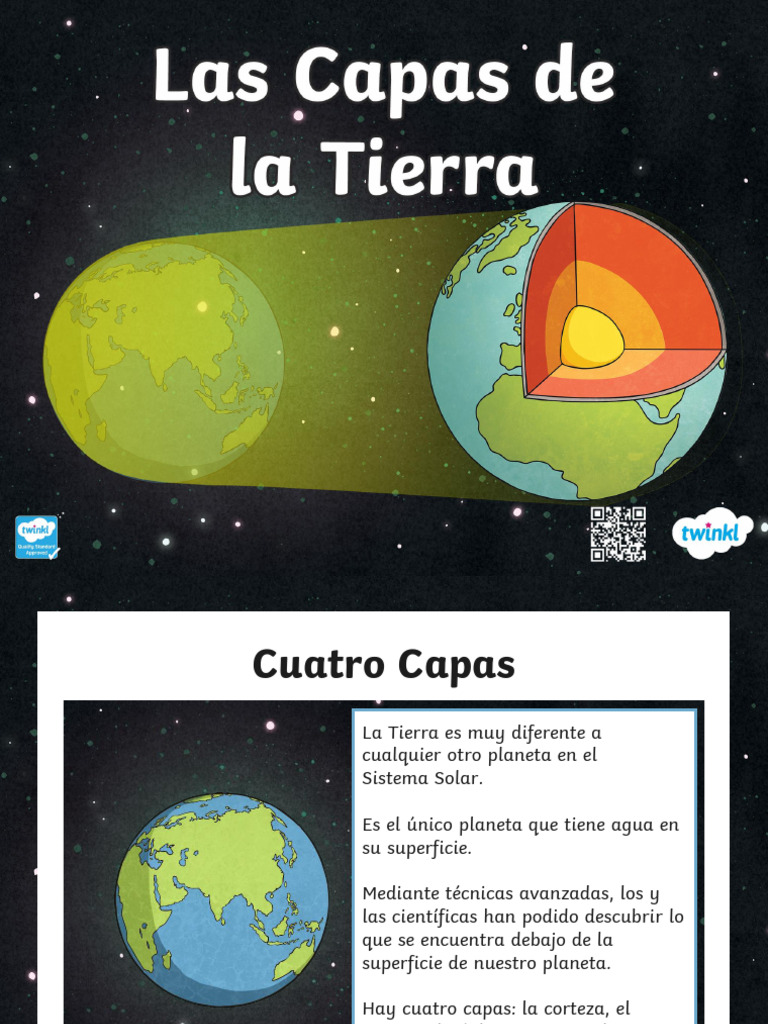 PowerPoint Las Capas de La Tierra | PDF