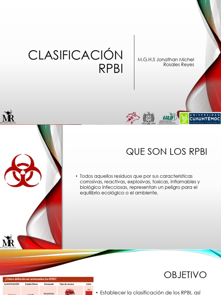 Clasificación RPBI | PDF