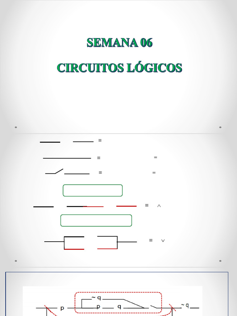 + 6 ) CIRCUITOS LÓGICOS | PDF