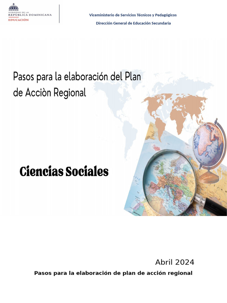 Pasos Plan de Acci N Regional | PDF