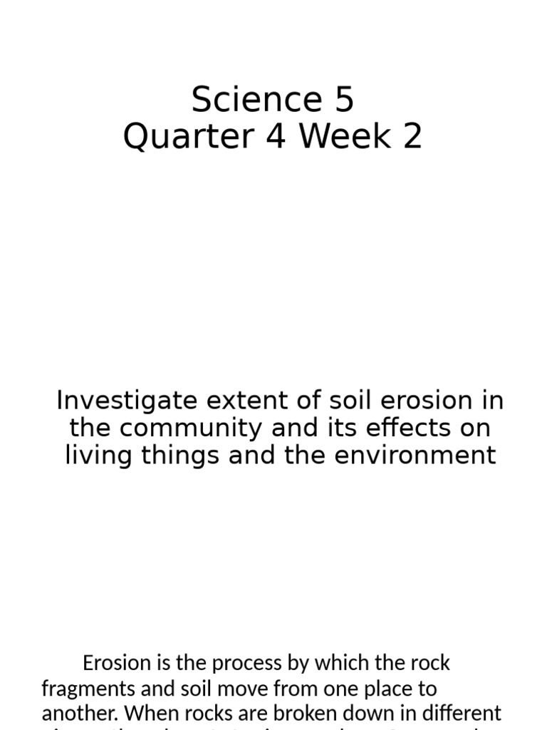 Science 5 Quarter 4 Week 2 | PDF