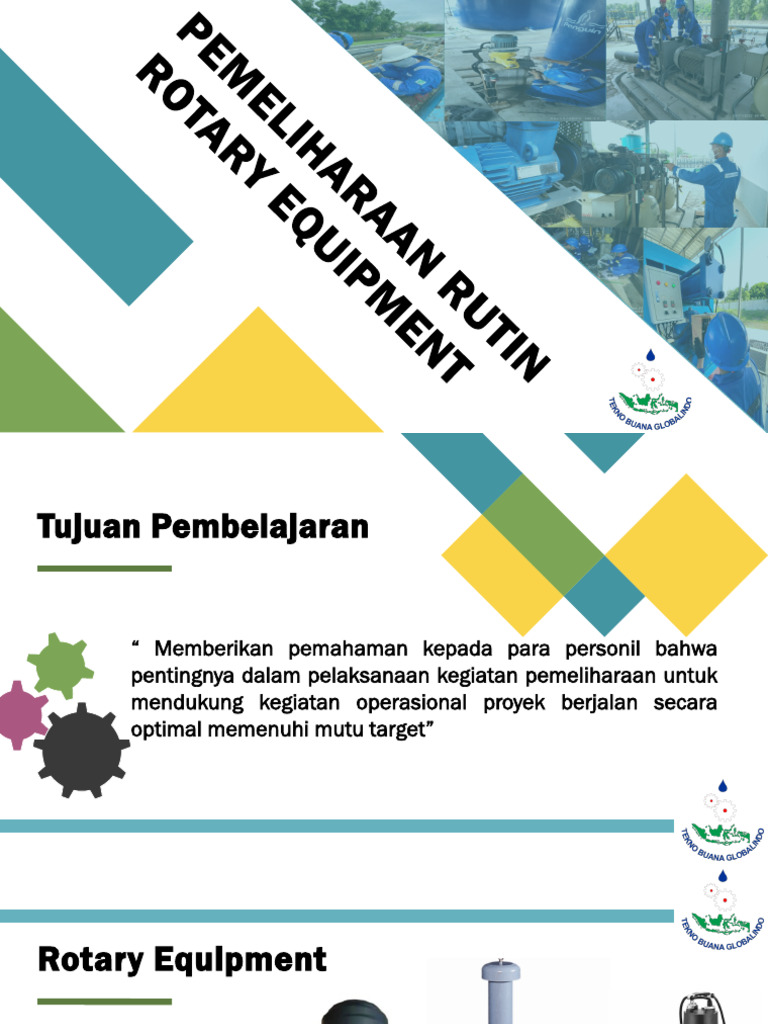 Modul Pemeliharaan Rotary Equipment | PDF