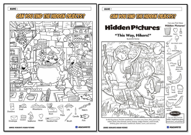 Hidden Pictures | PDF