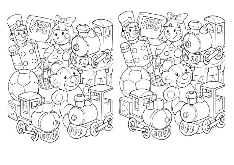 Colour The Toys | PDF