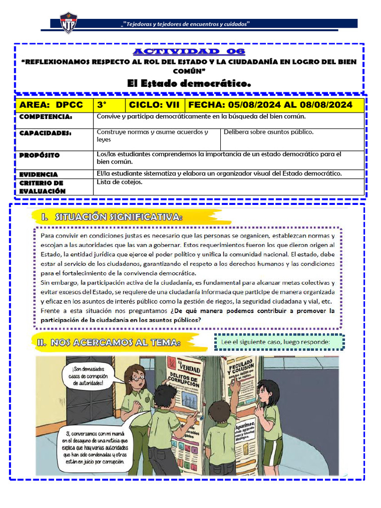 El Estado Democratico 3 DPCC 2024 | PDF