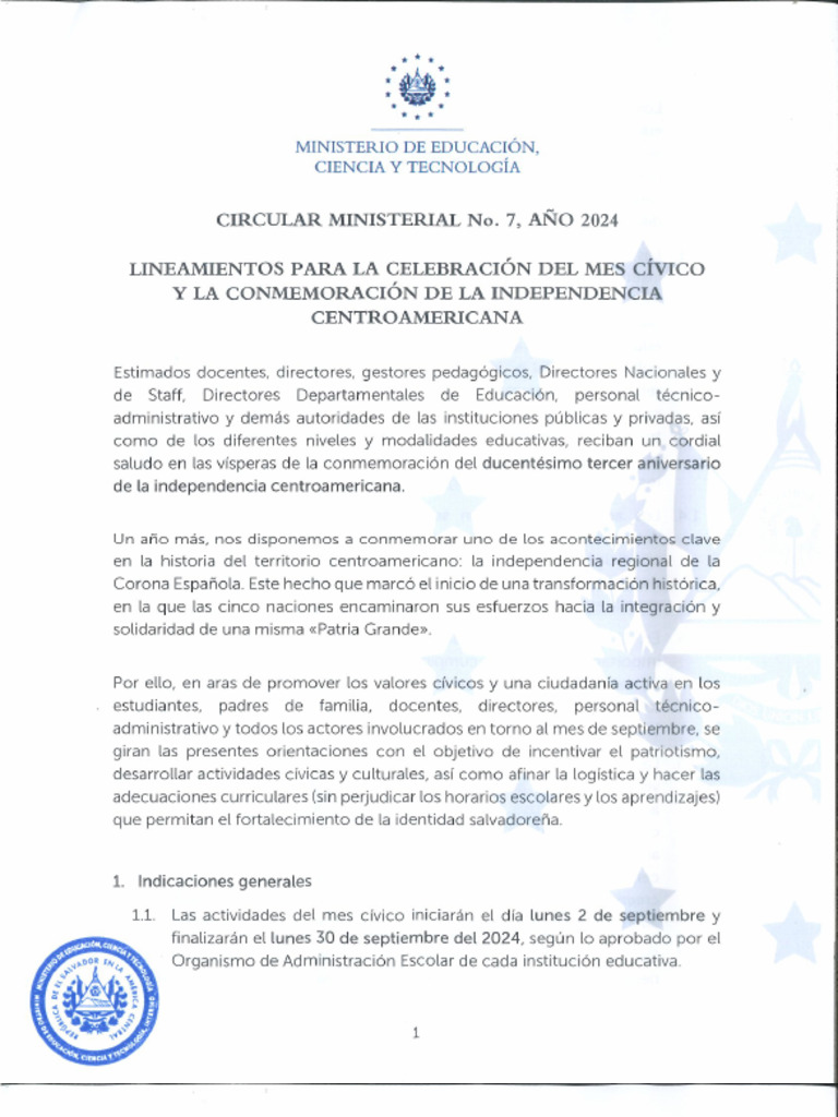 Circular n7 2024 | PDF