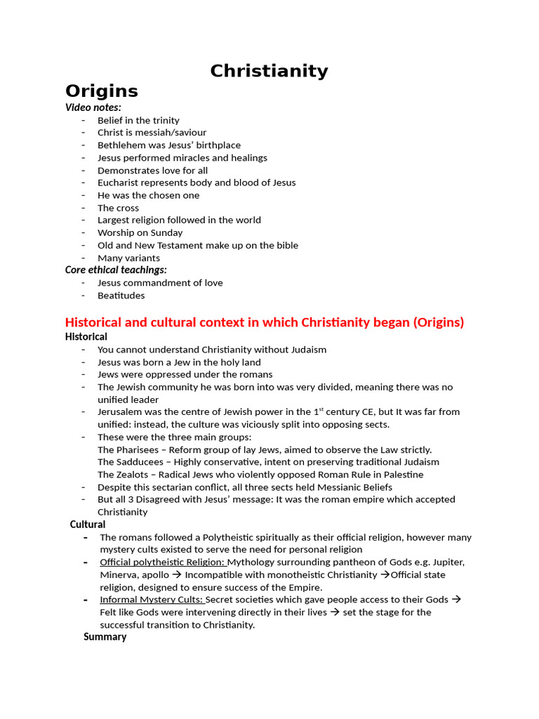 Christianity | PDF | Catholic Church | Social Science