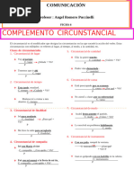 Ejercicios de Complementos Circunstanciales | PDF