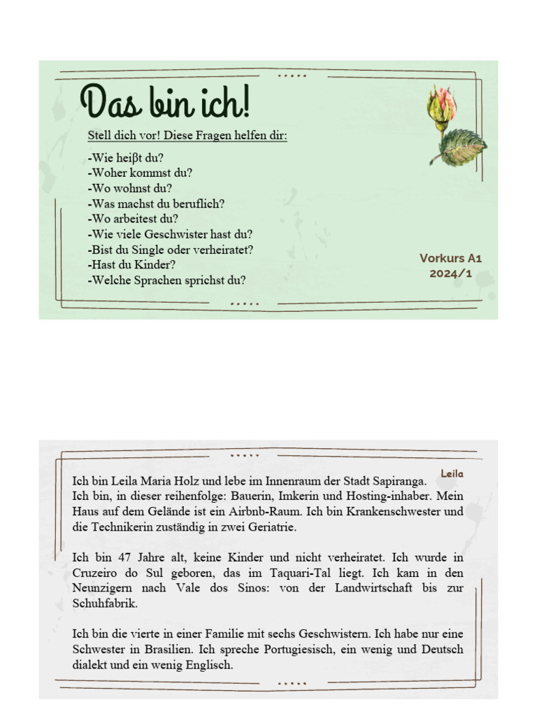 Das Bin Ich PDF | PDF