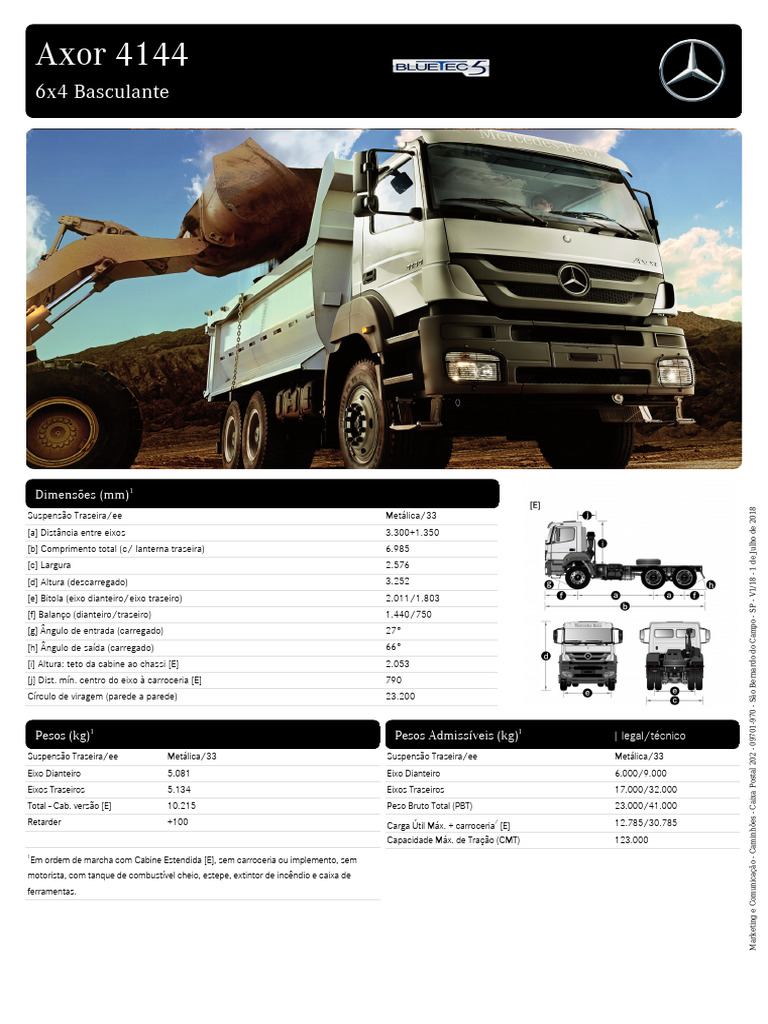 Ficha Técnica 4144-6x4 Basculante-V1-18-Site | PDF