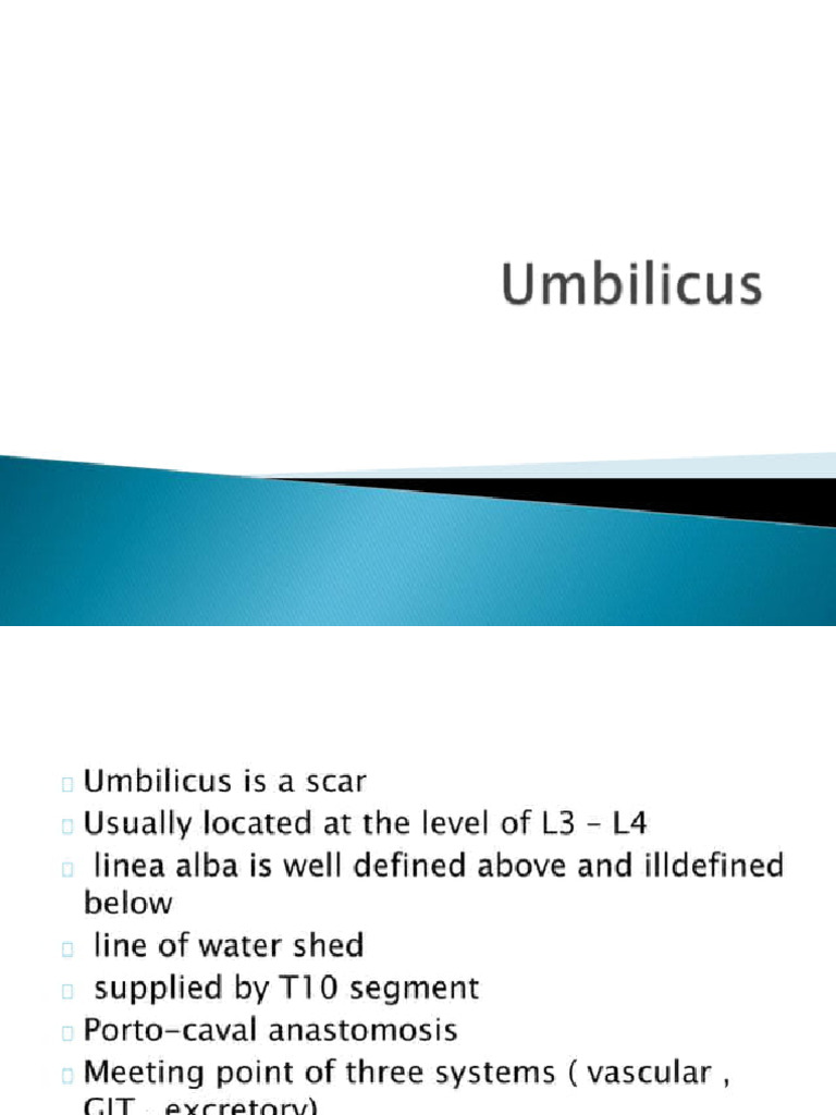 Diseases of Umbilicus 38222513 | PDF
