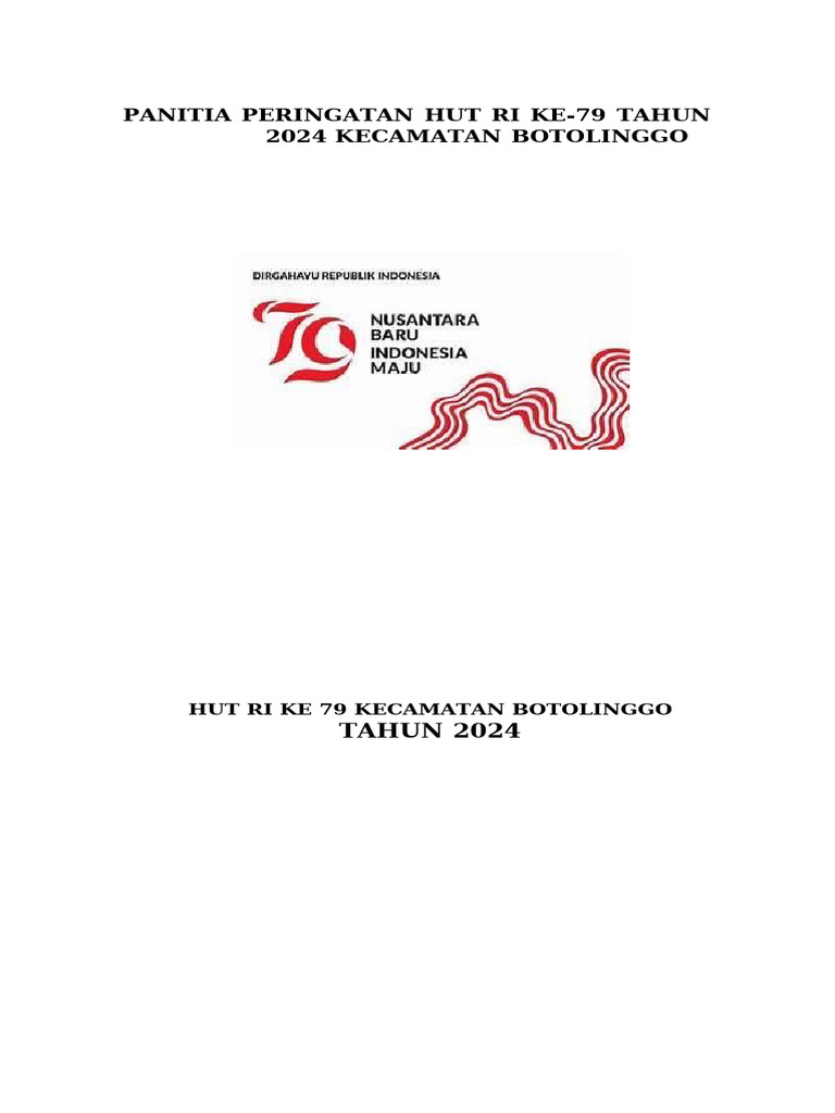 HUT RI Proposal | PDF | Indonesia