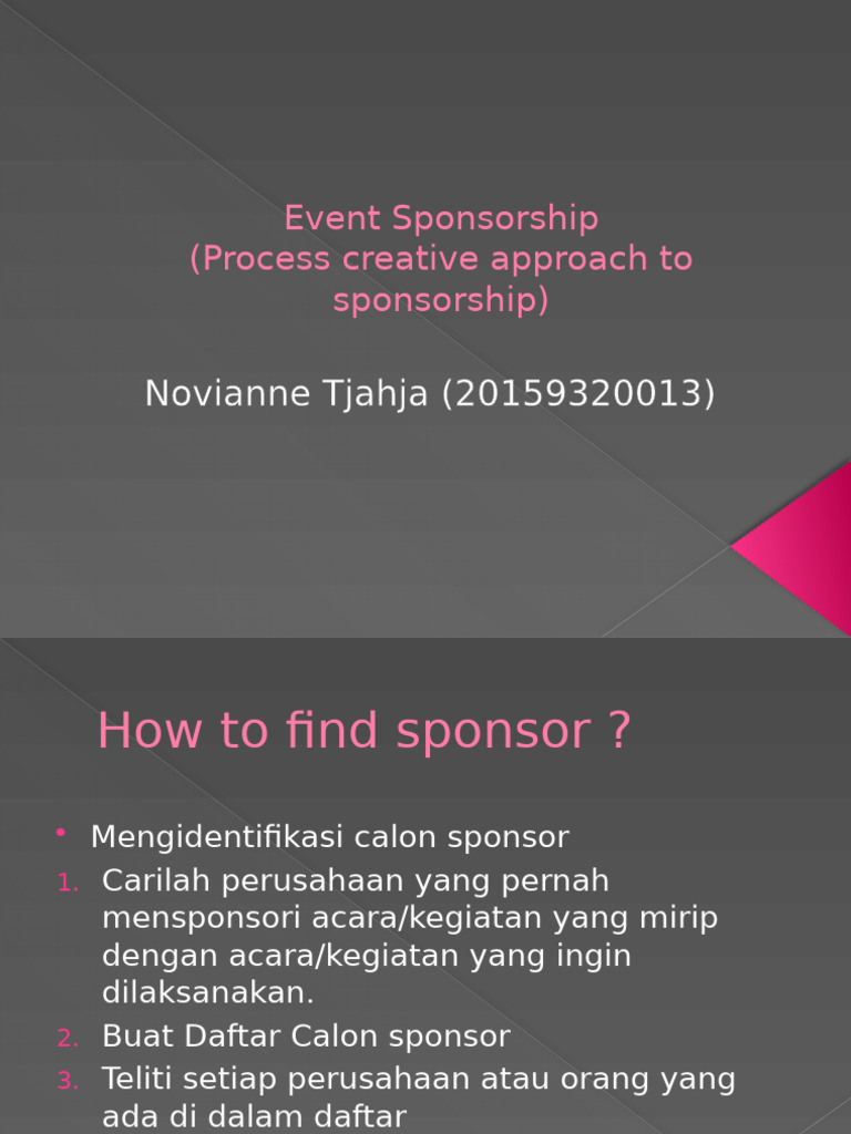 2 Event Sponsorship | PDF