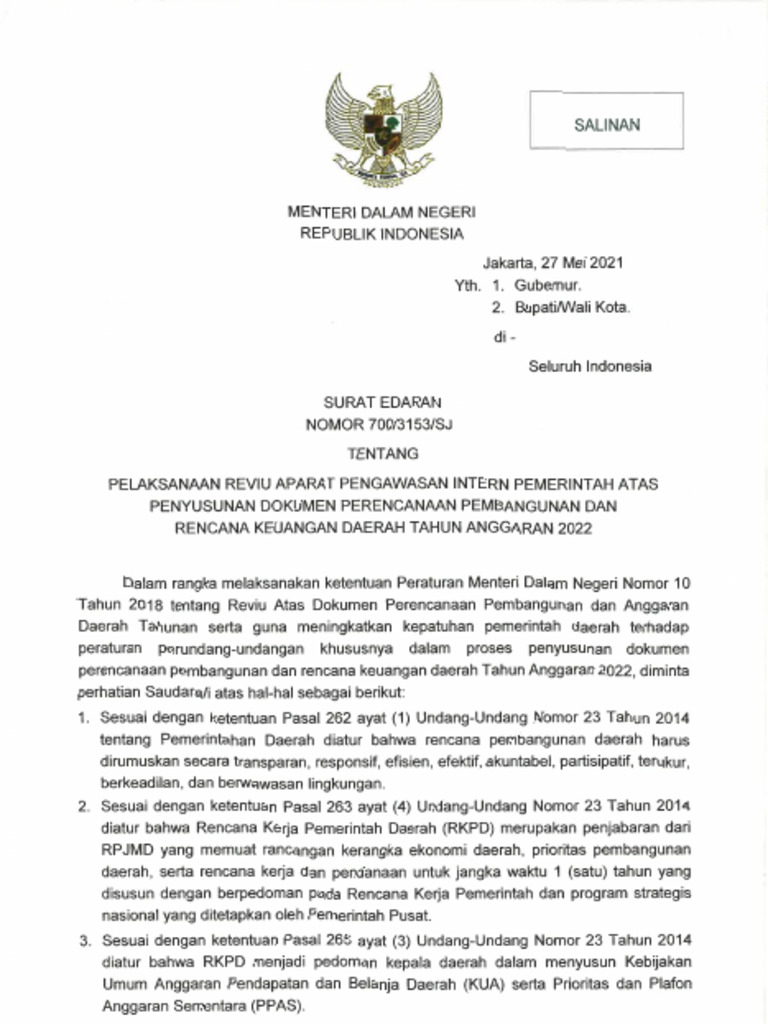 Reviu Dokumen Pembangunan Daerah 2022 | PDF | Pengelolaan Keuangan & Uang