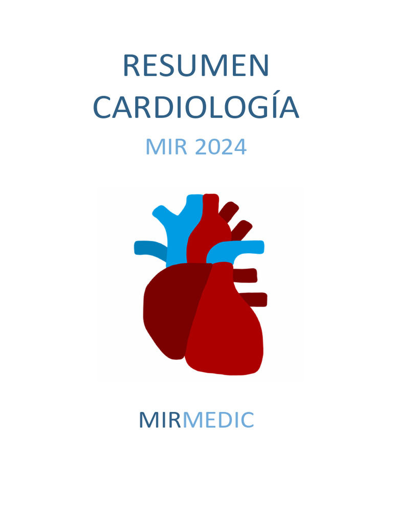 Resumen Cardiología MIR 2024 | PDF
