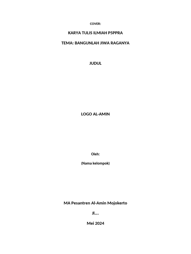 Format Kti P5ppra | PDF