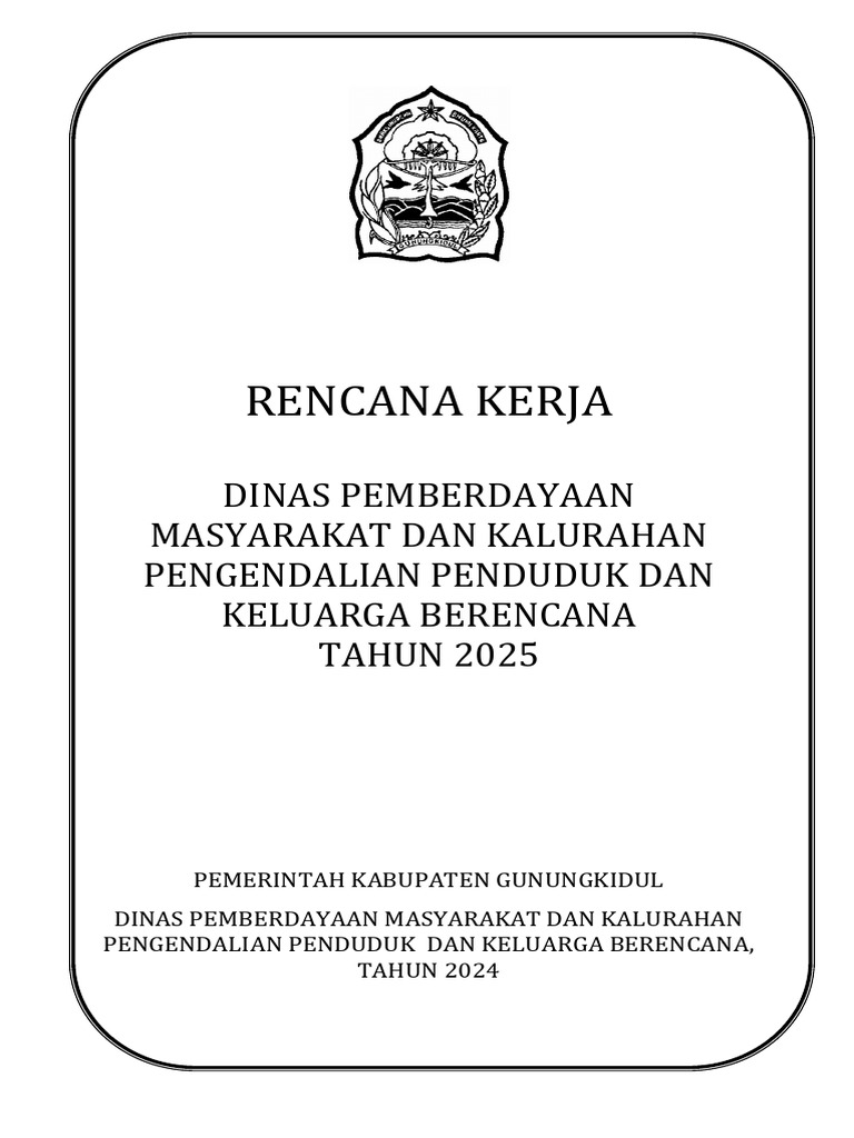 renja 2025 DPMKP2KB | PDF