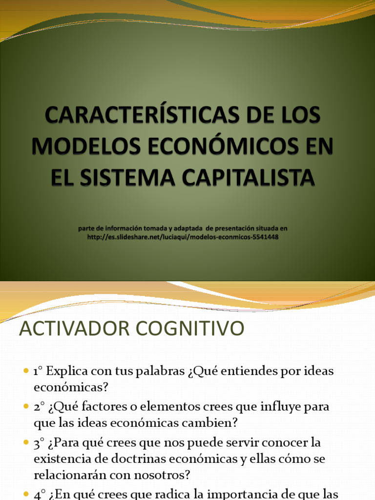 Modelos Económicos | PDF