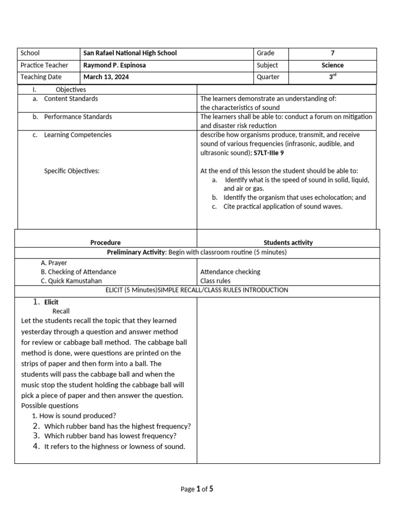 LP Science 7 F | PDF