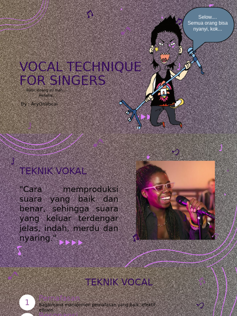 Vocal Technique For Singers: Selow.... Semua Orang Bisa Nyanyi, Kok.. | PDF