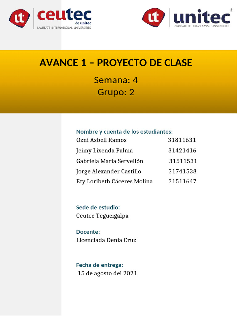 T4.2 Avance1 Grupo2 | PDF