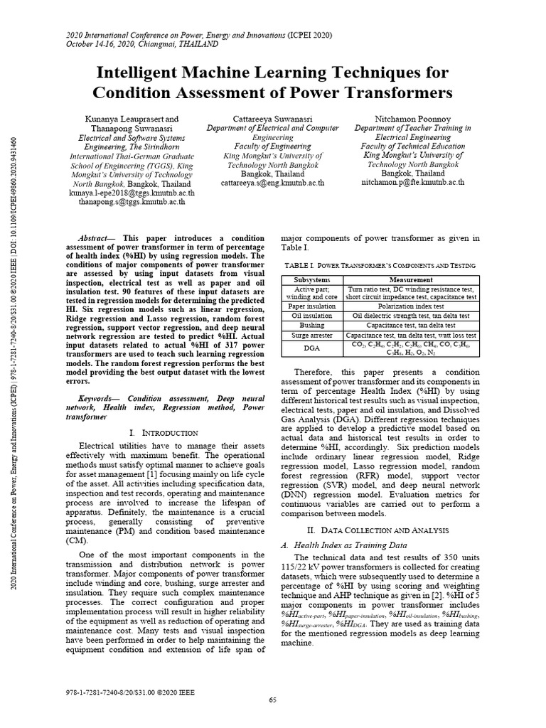 Notes For 3rd Year Electrical Engineer | PDF | Linear Regression ...