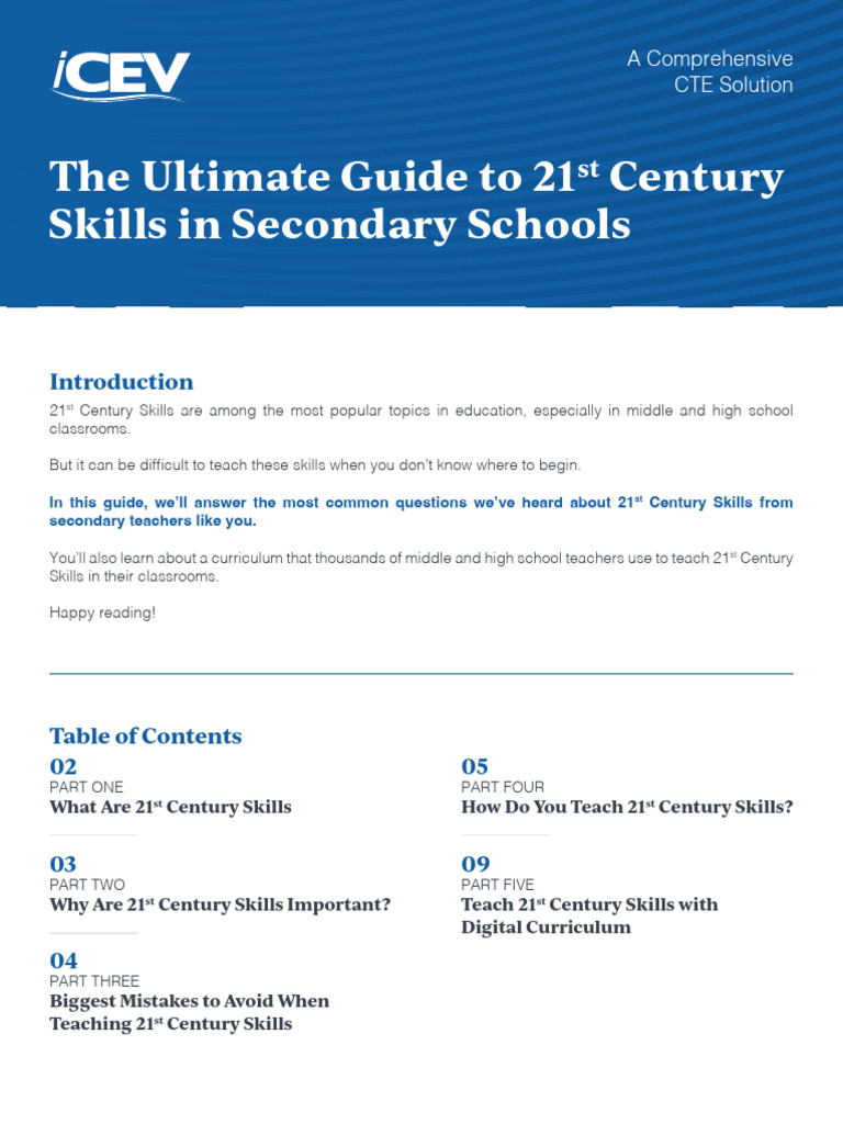 Teaching 21st Century Skills in Schools | PDF | Critical Thinking ...