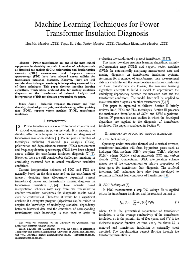Machine - Learning of Transmissions Line | PDF