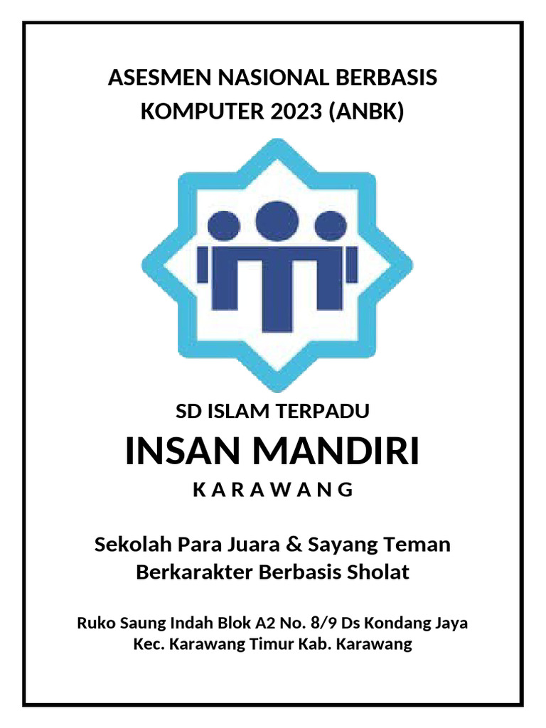 COVER Laporan ANBK | PDF