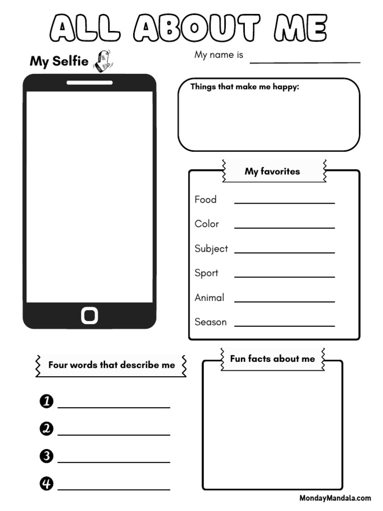SELFie Worksheet | PDF